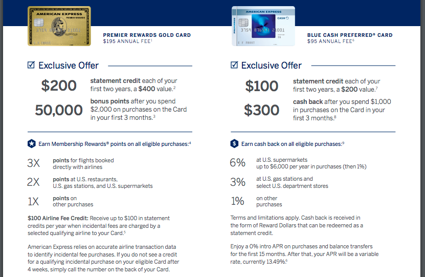 AmEx Blue Cash Preferred (BCP) 信用卡【2017.10 更新：Refer 链接有$250开卡奖励了！】 - 美国 ...
