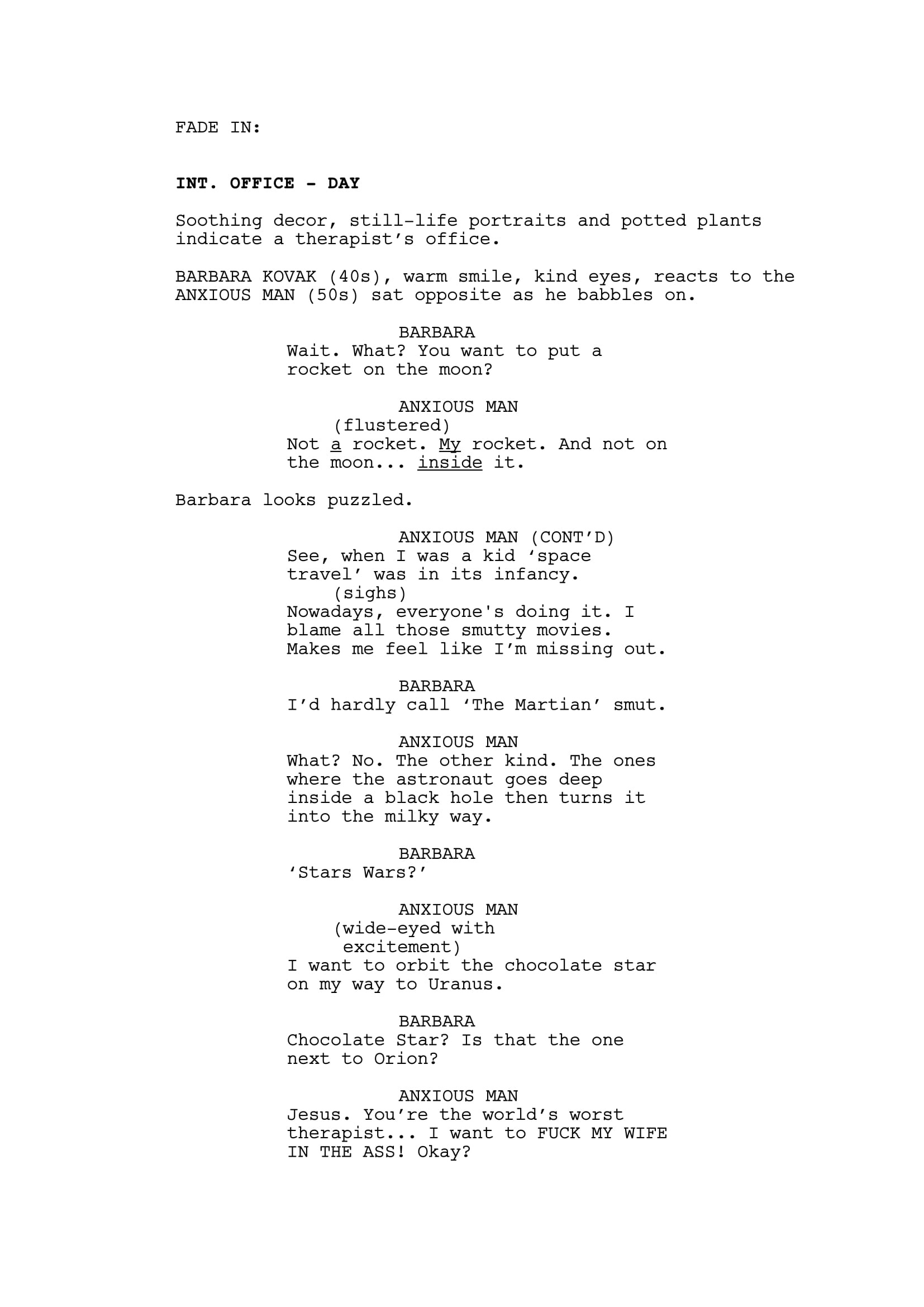 Screenplay Review – Genesis