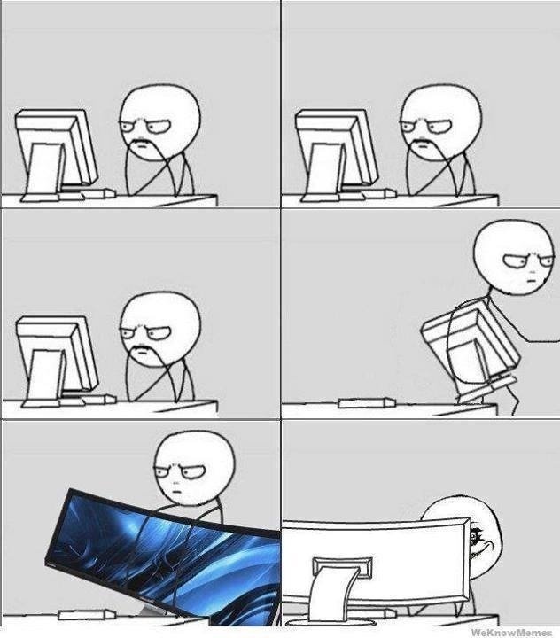 Buscando una mejor computadora | Memes, Meme template, Funny memes