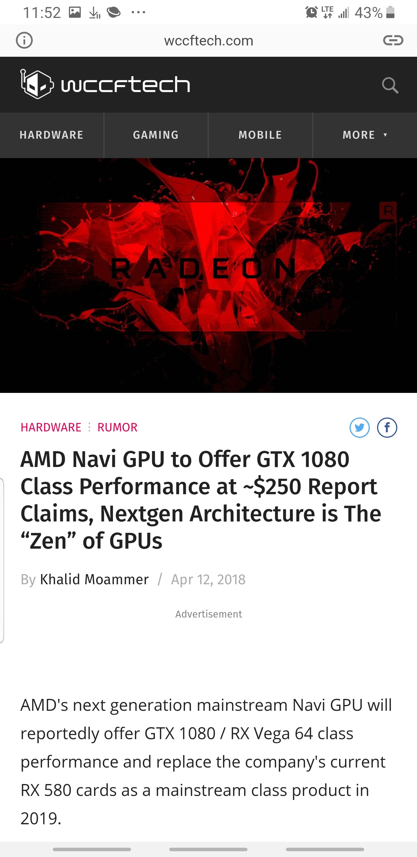 Discussion: AMD Navi 23 'NVIDIA Killer' GPU With Hardware Ray Tracing ...