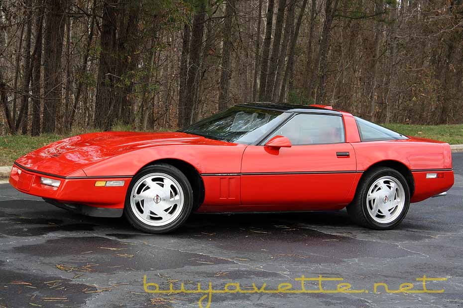 Candy Apple Red 1989 Corvette With "Custom" Body Kit Goes For... $50K ...