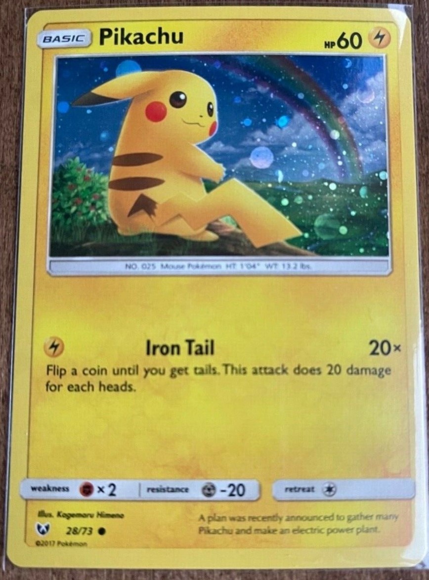 Pikachu - Shining Legends #28 Pokemon Card