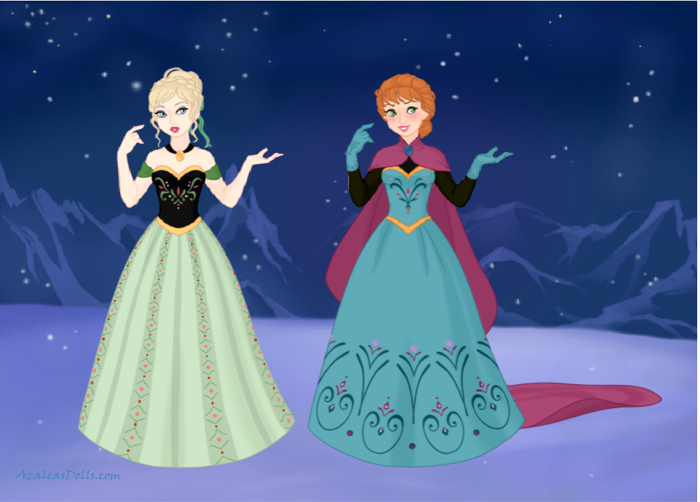 Azaleas Snow Queen Scene Maker Game