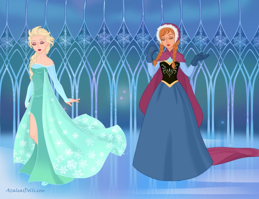 Azaleas Snow Queen Scene Maker Game