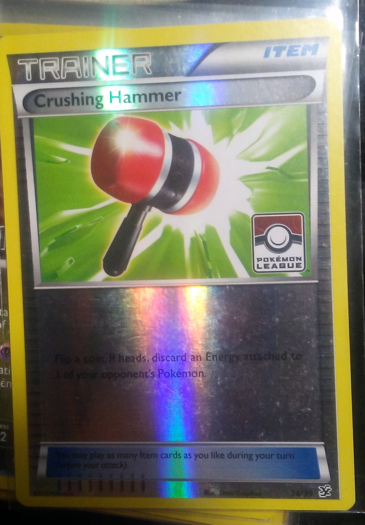 Crushing Hammer - Kalos Starter Set #34 Pokemon Card