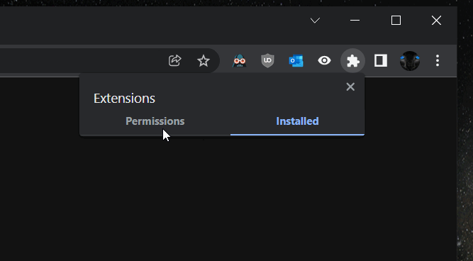 The extensions menu will have a new tabbed layout. : r/chrome
