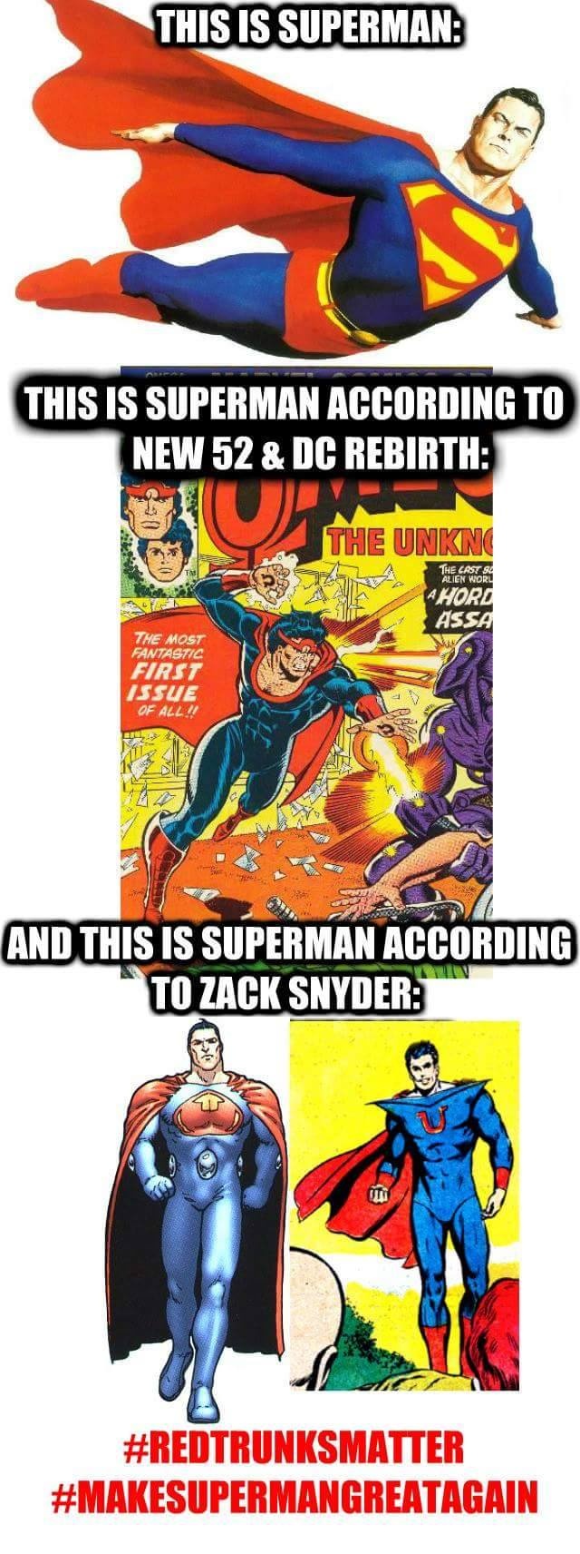 Superman's red trunks and yellow belt to return soon? Let's hope!