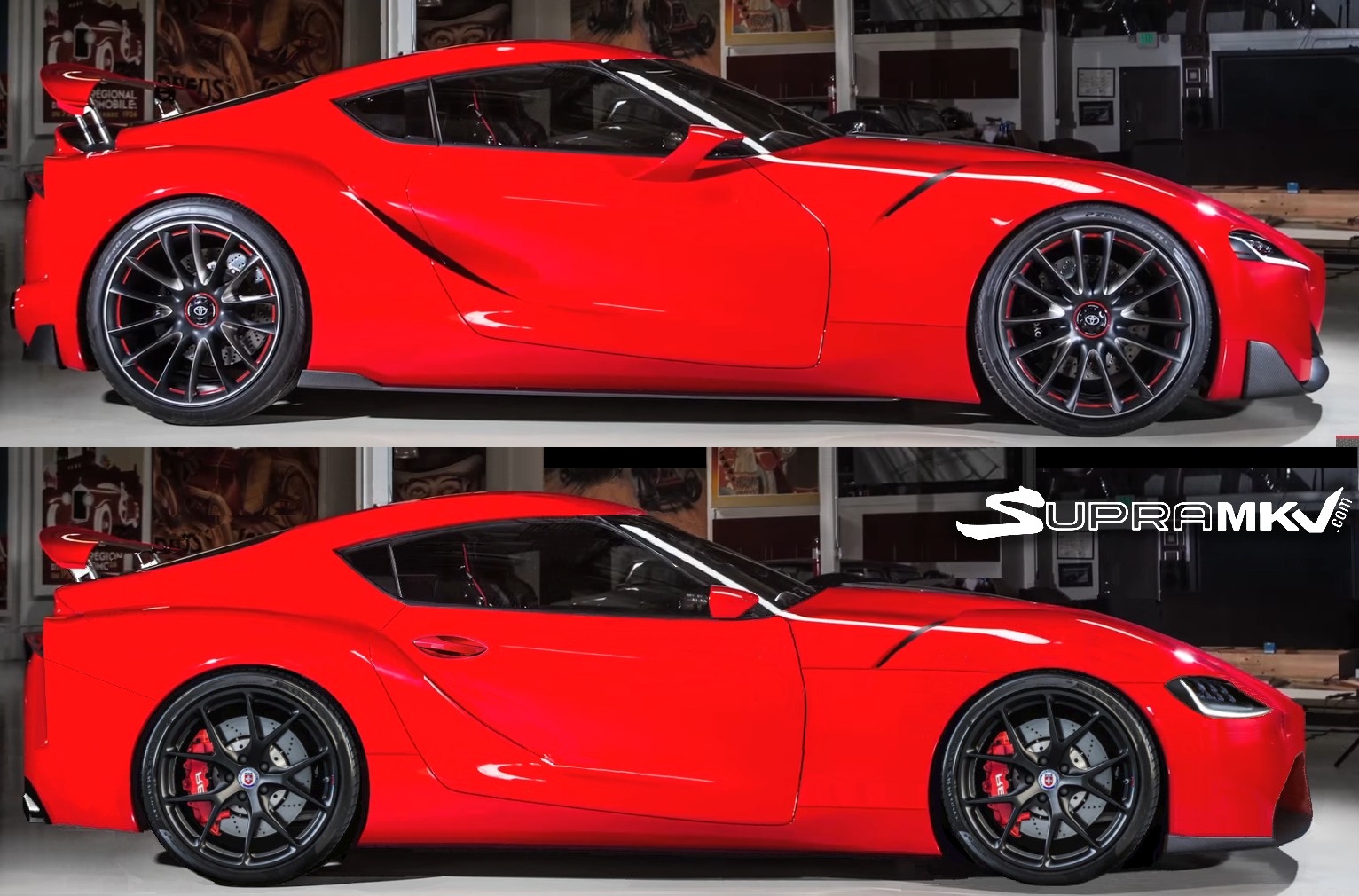 New Toyota Supra Shows Up In Side Profile Renderings - Yay Or Nay ...