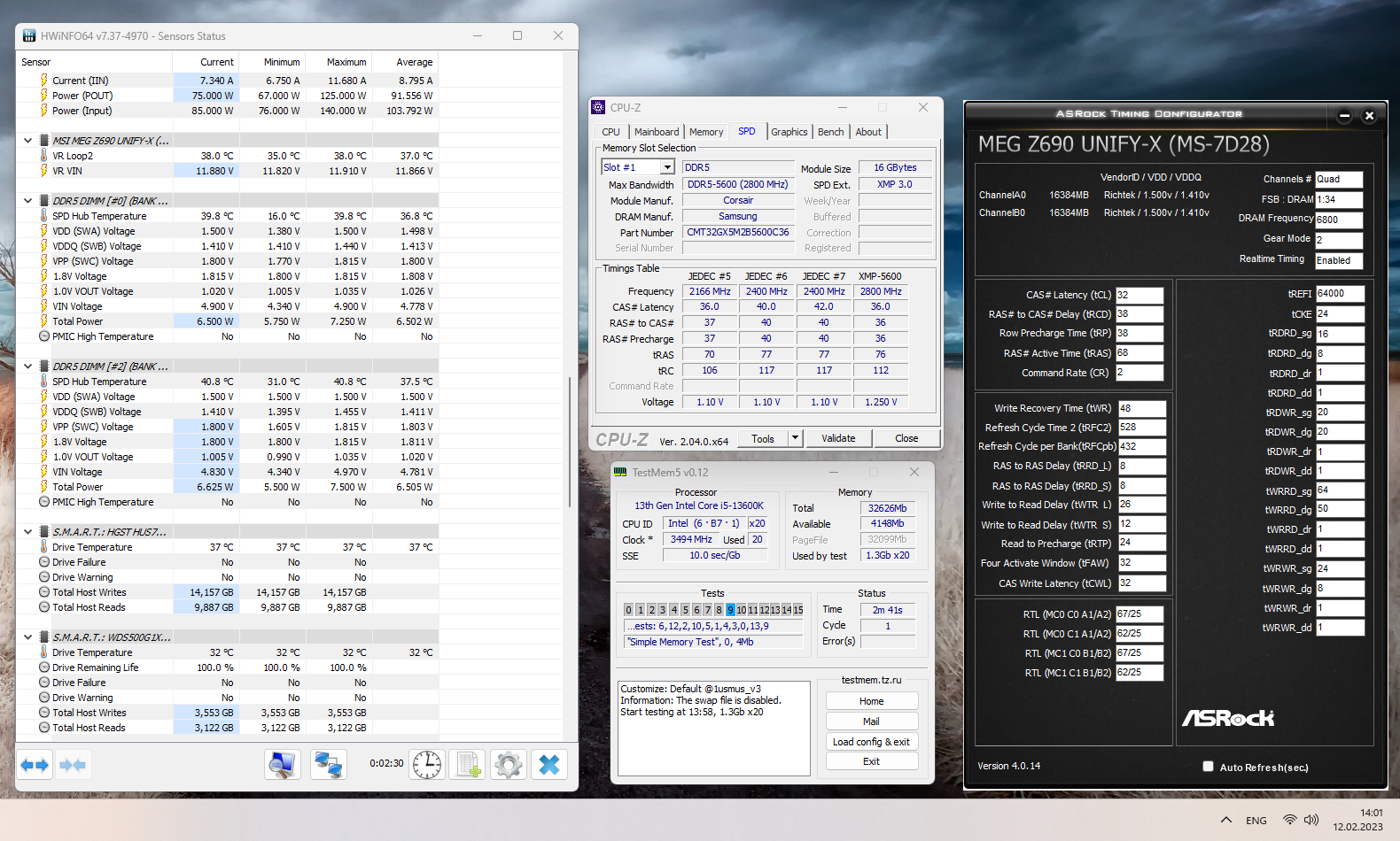 *Official* Intel DDR5 OC and 24/7 daily Memory Stability Thread | Page 653 | Overclock.net