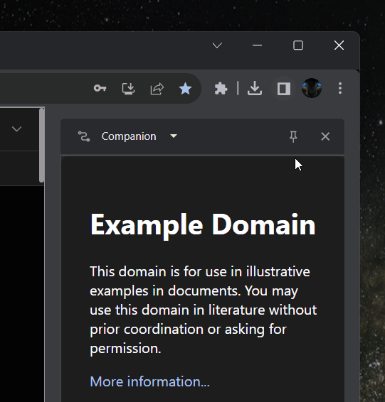 This is something I never expected to see in Chrome, right-clicking on ...
