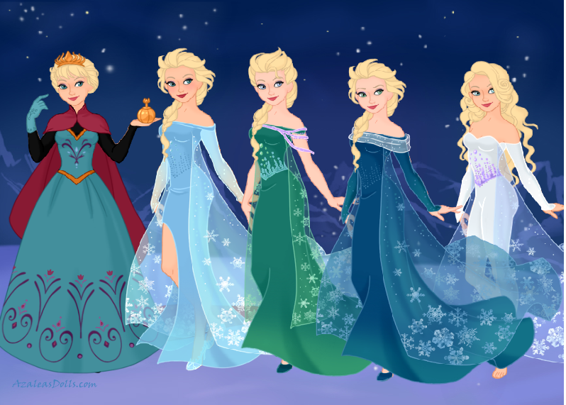 Azaleas Snow Queen Scene Maker Game
