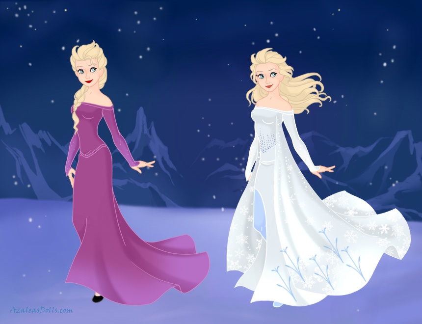 Azaleas Snow Queen Scene Maker Game