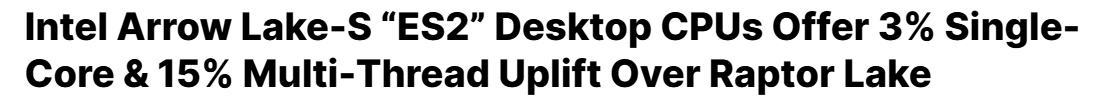 Discussion: Intel Arrow Lake CPU Architecture To Feature Four Tiles ...