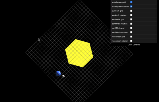 Three.js Scene Graph