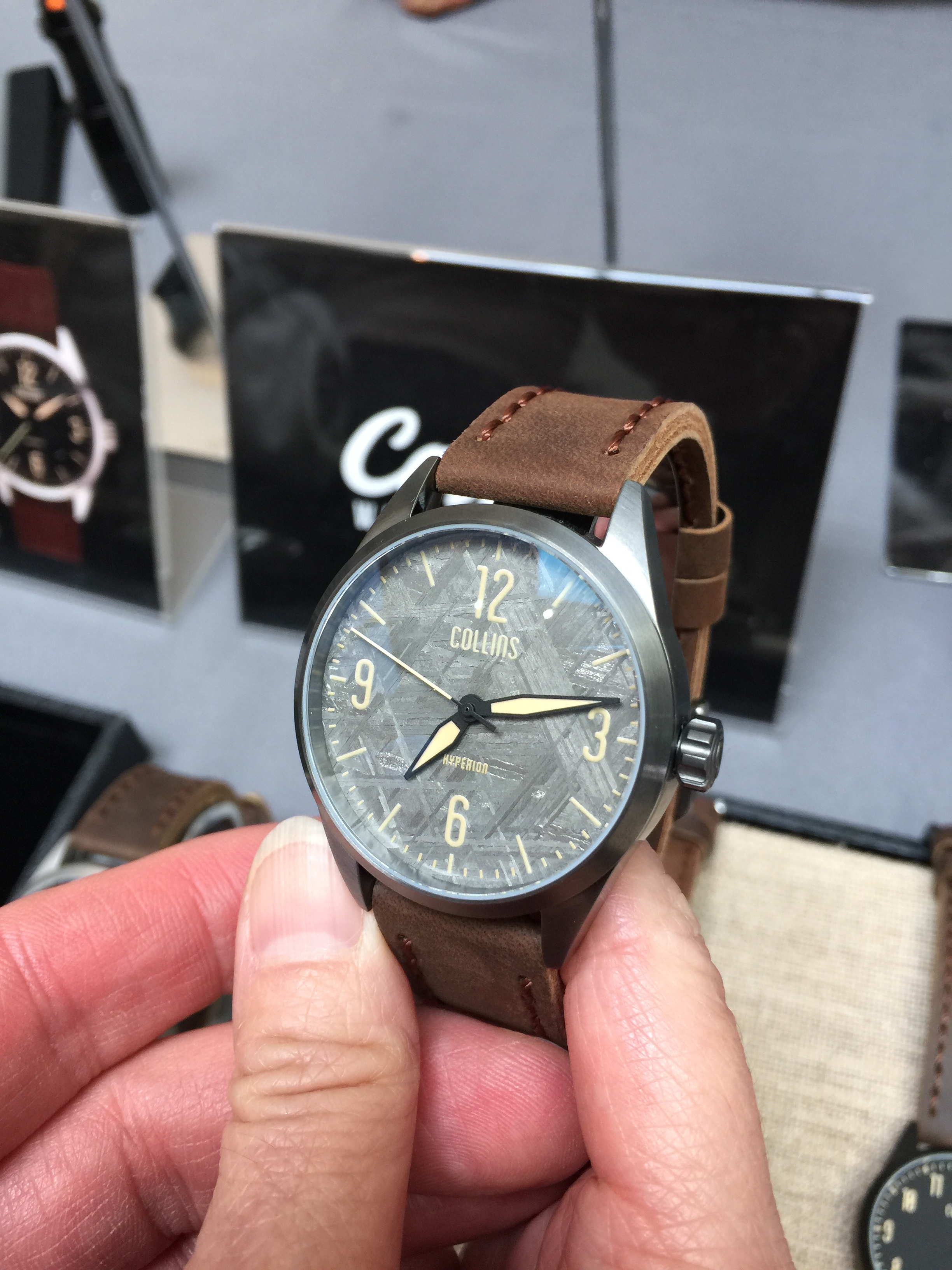 Collins Watch Company Hyperion Meteorite Watch Hands-On Debut ...