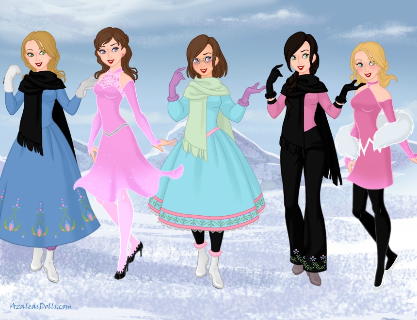 Azaleas Snow Queen Scene Maker Game