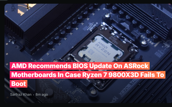 Discussion: AMD Ryzen 9 9950X3D Explodes On ASRock X870 Pro RS: CPU ...