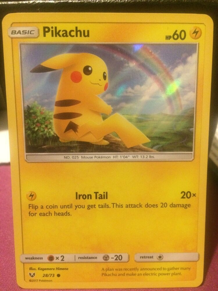 Pikachu - Shining Legends #28 Pokemon Card
