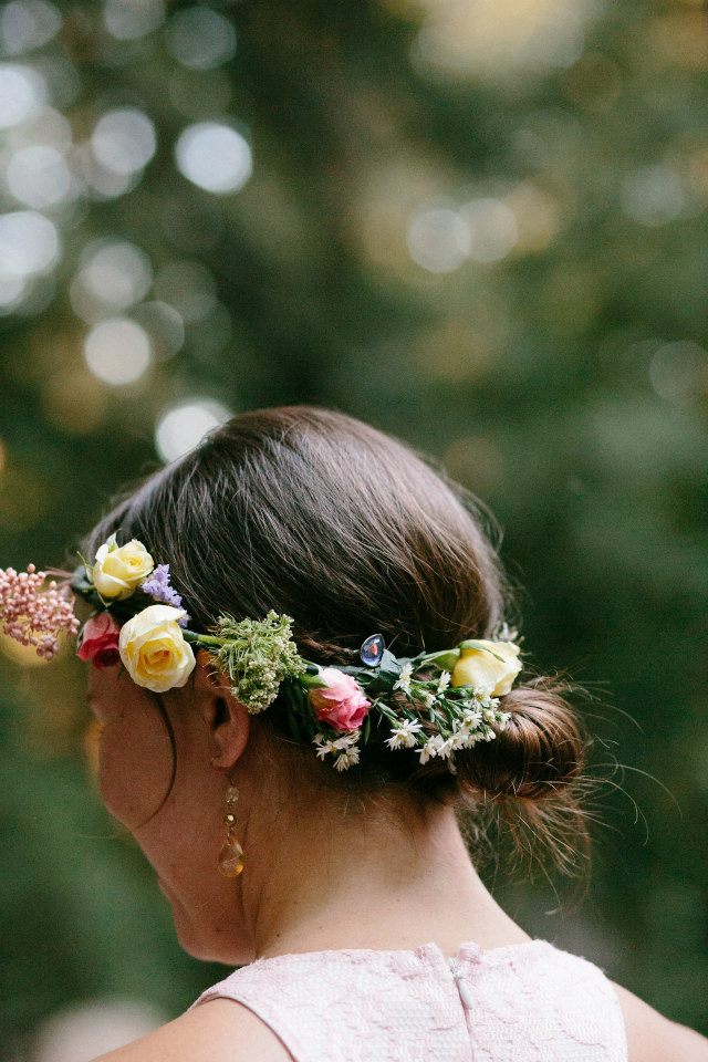 How To: DIY an Easy Asymmetrical Flower Crown for Minimalists | A ...