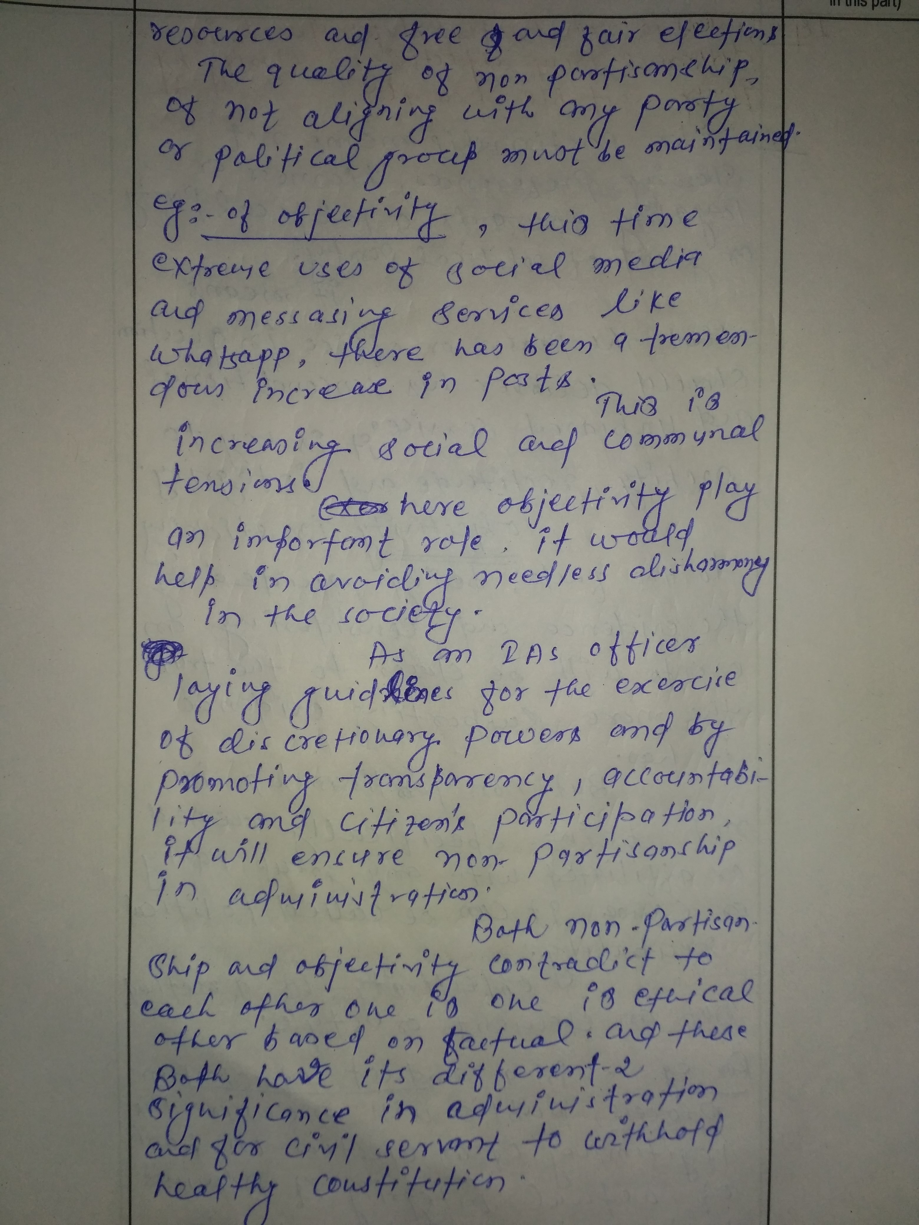 1. What is non- partisanship? How is it different from objectivity ...