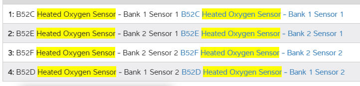 Code P0050 Chevrolet HO2S Heater Control Circuit Bank 2 Sensor 1