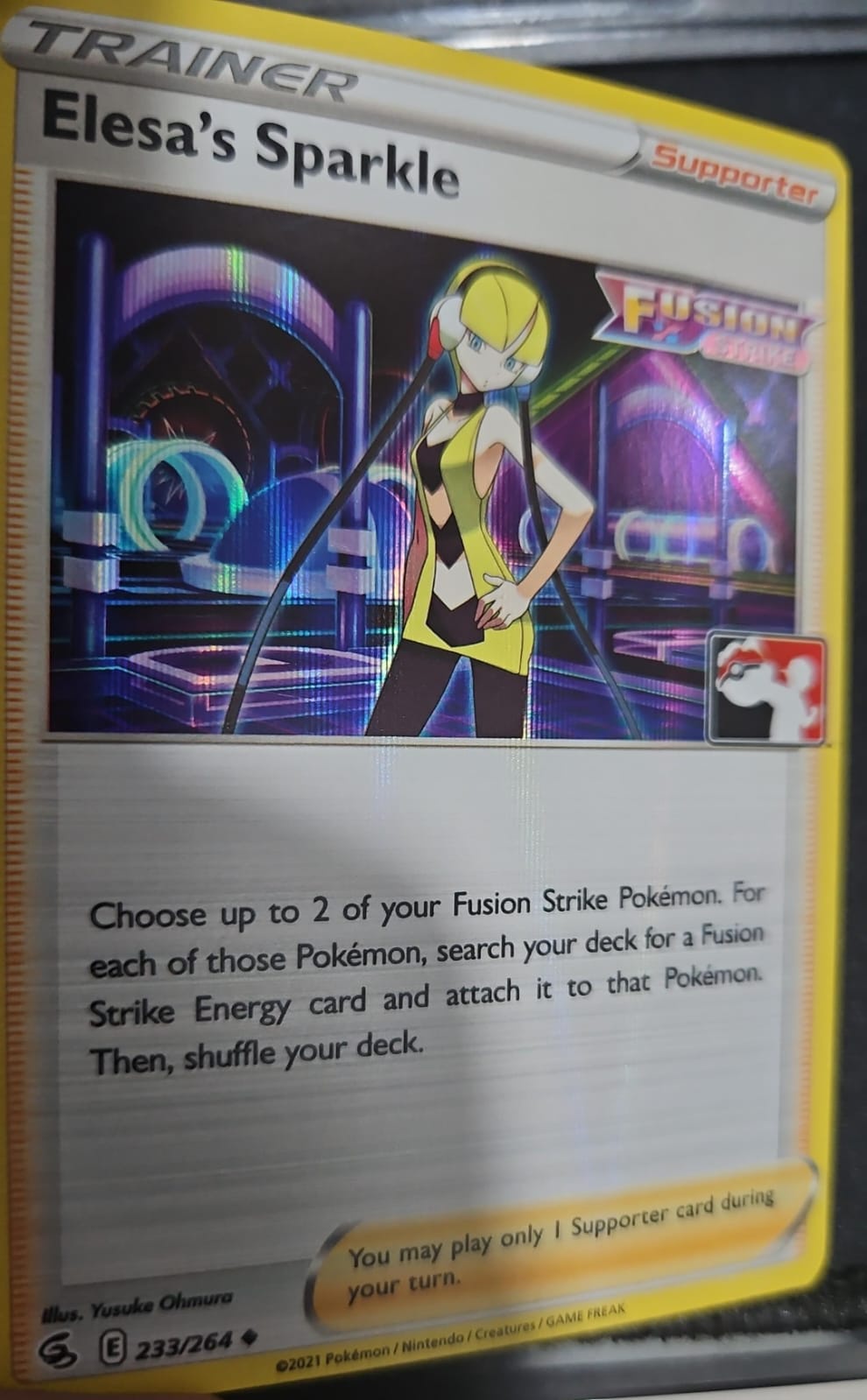 Elesa's Sparkle - Fusion Strike #233 Pokemon Card