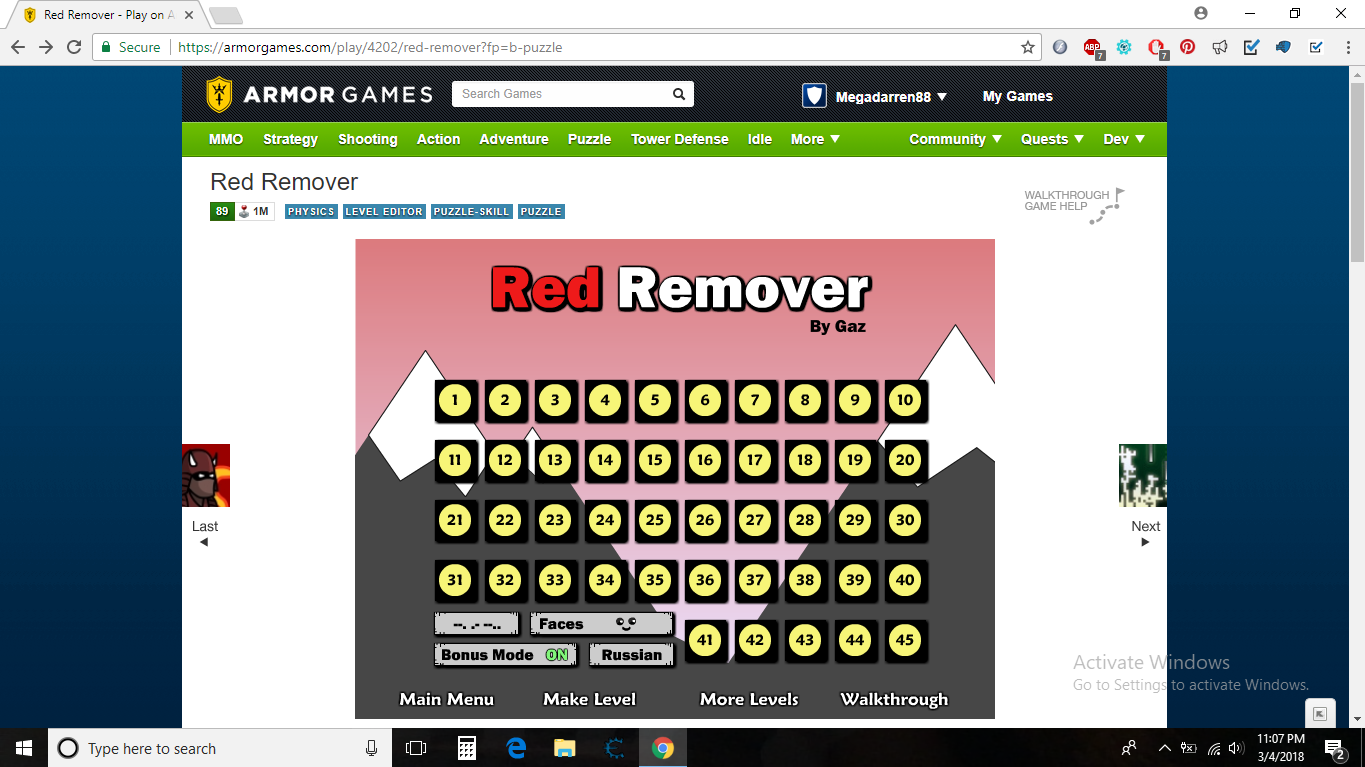 Red Remover - Play on Armor Games