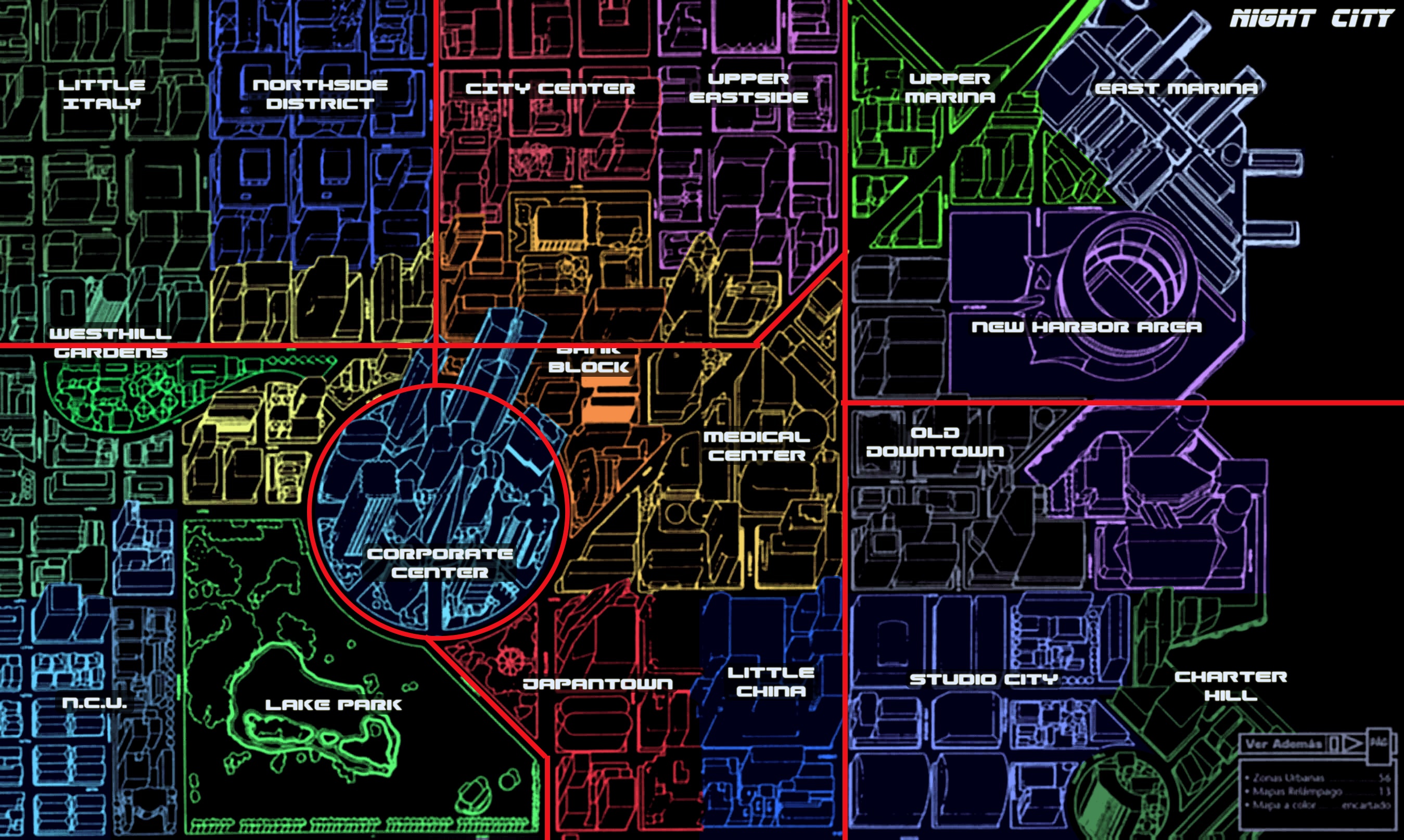 Cyberpunk 2077 Full Map, Postcards From Physical Release Leaked