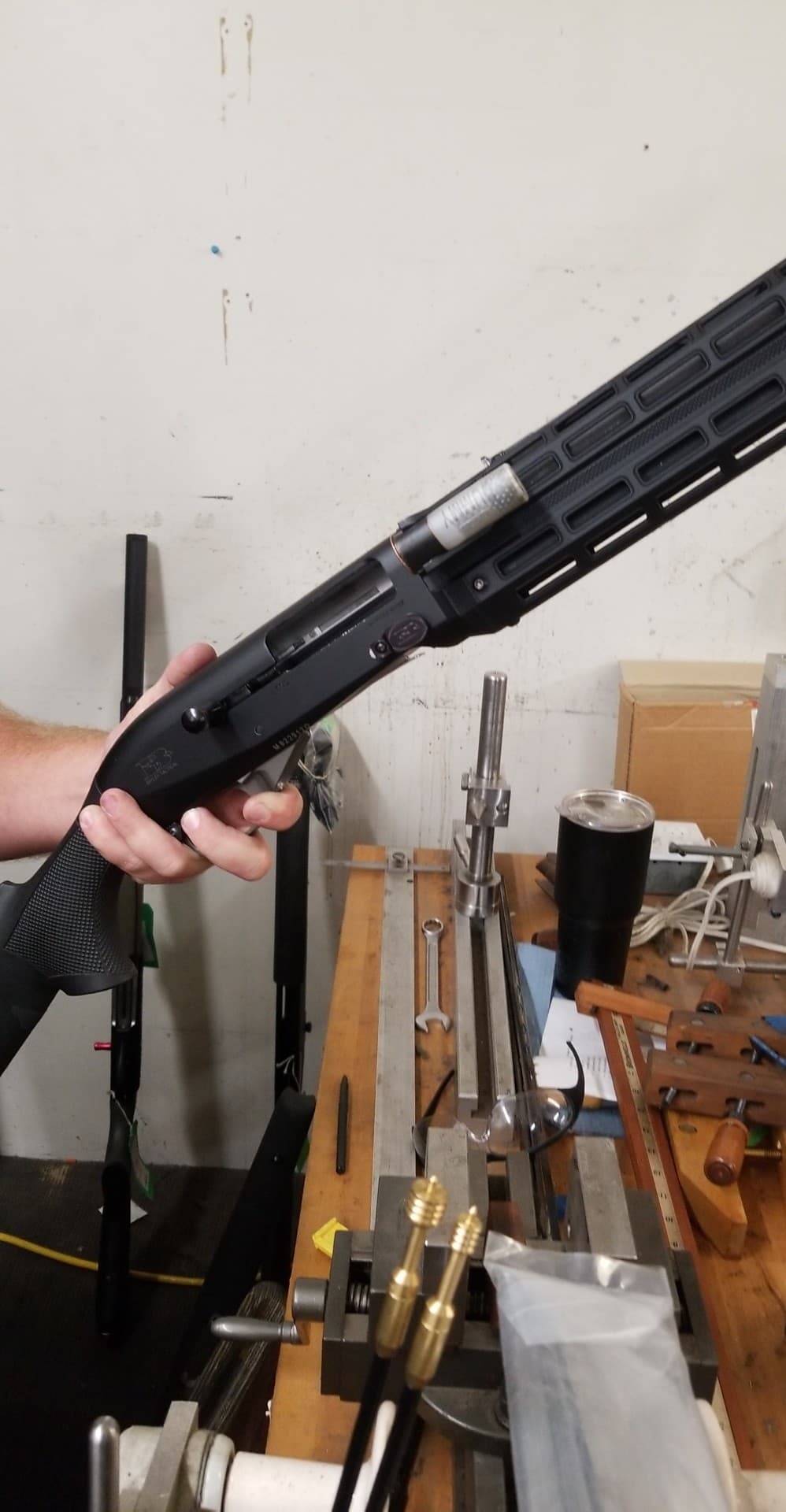 Briley 3Gun M-LOK Handguard for Benelli M2 Shotguns | thefirearmblog.com