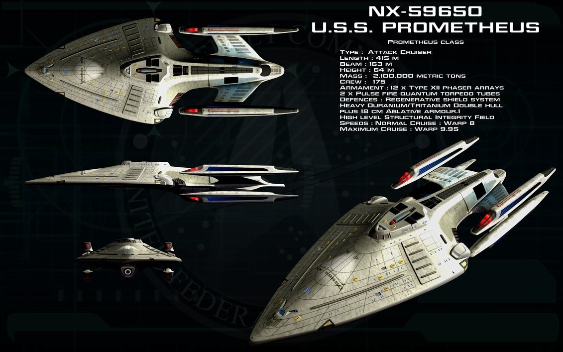 U.S.S Prometheus NCC-74913 anciennement NX-59650 – Star trek fan France
