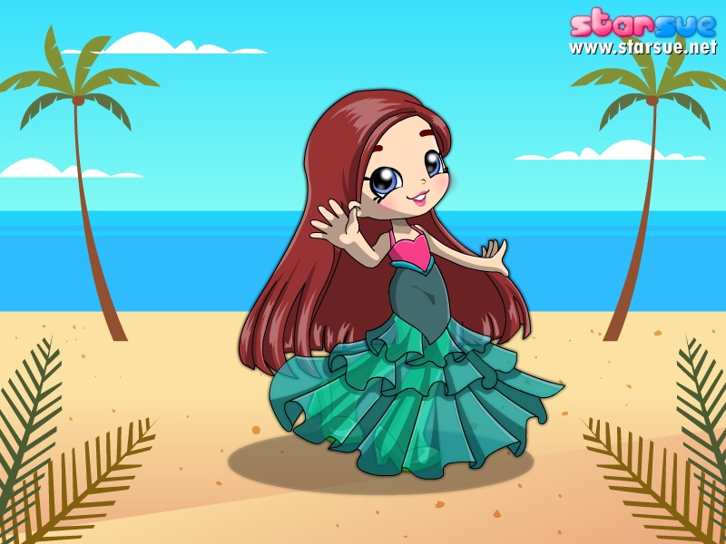 Shopkins Shoppies World Vacation Coralee Dress Up Game