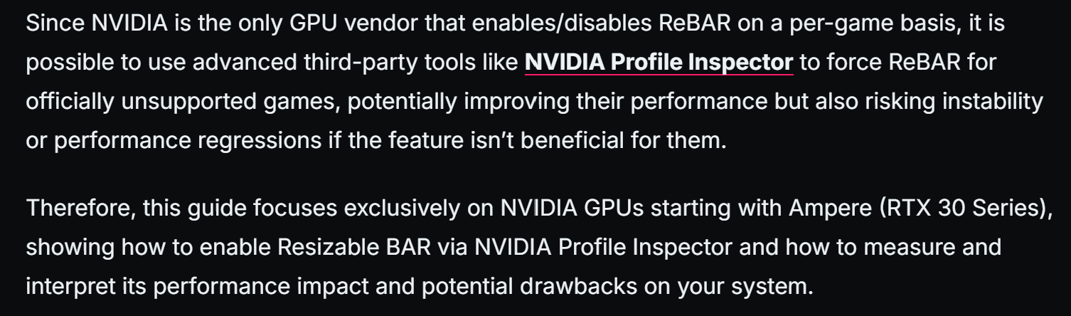 Discussion: How to Enable Resizable BAR for Better Gaming Performance ...