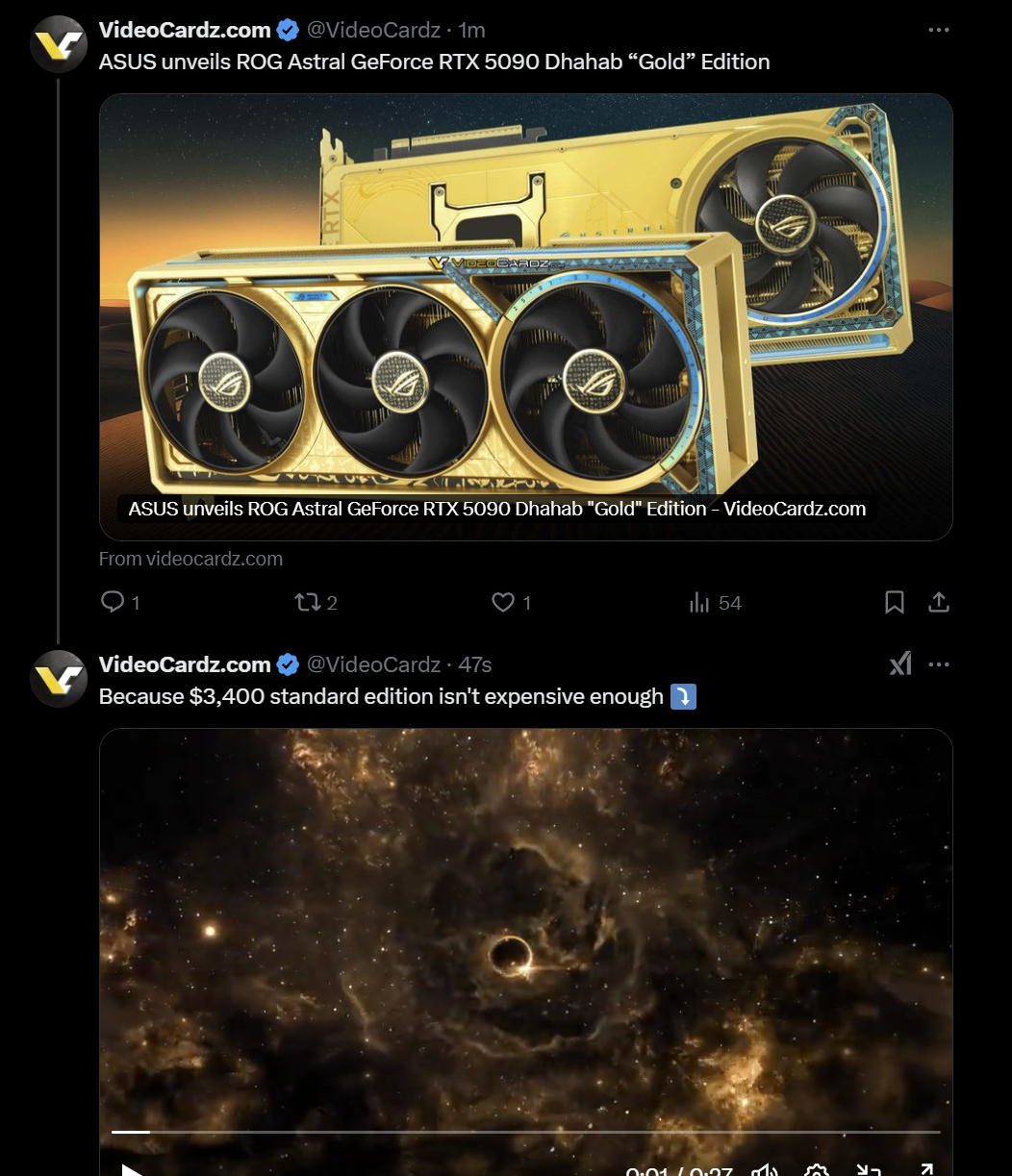 Discussion: NVIDIA's GeForce RTX 5090 Retailing For As High As $9,100 ...
