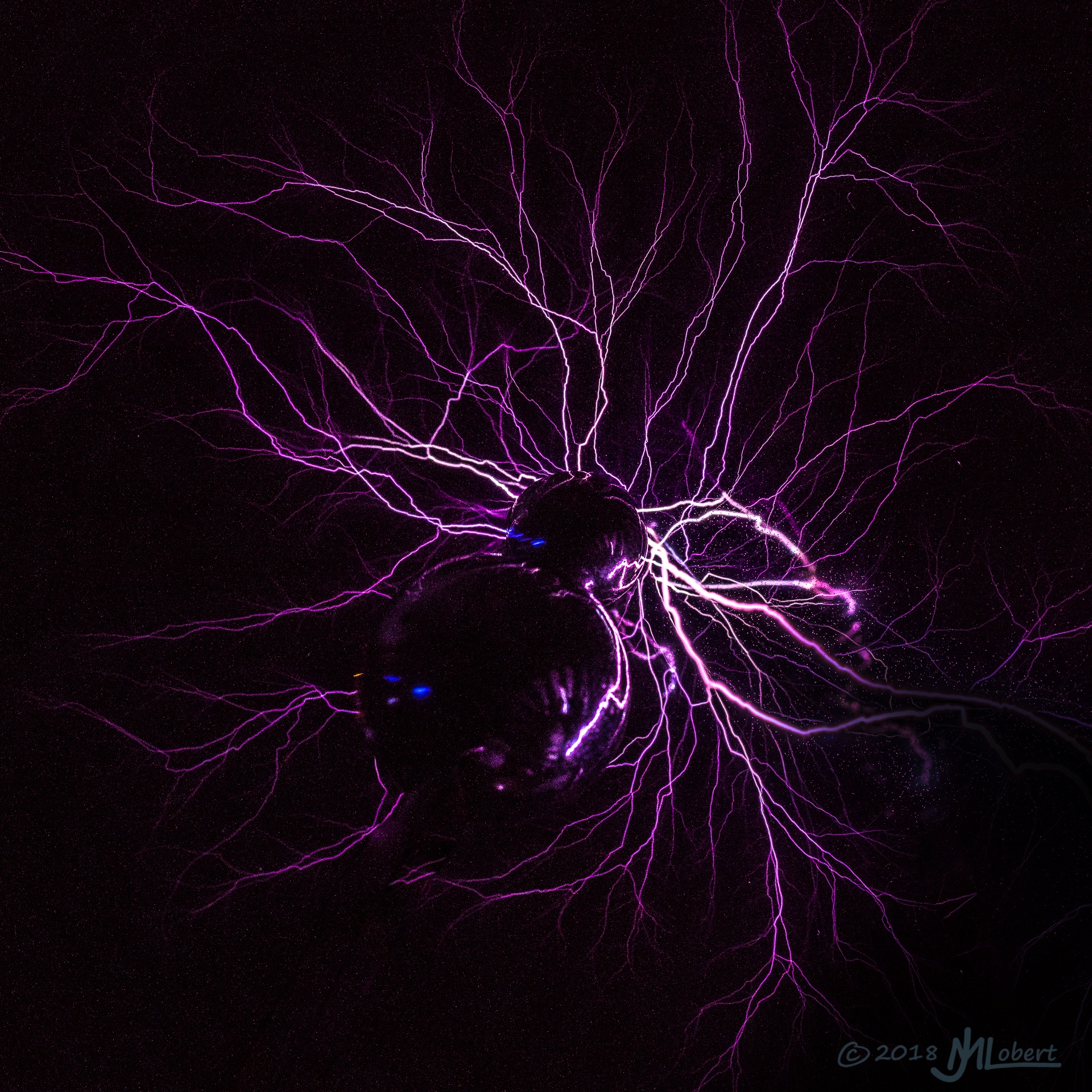How to capture electric sparks on film