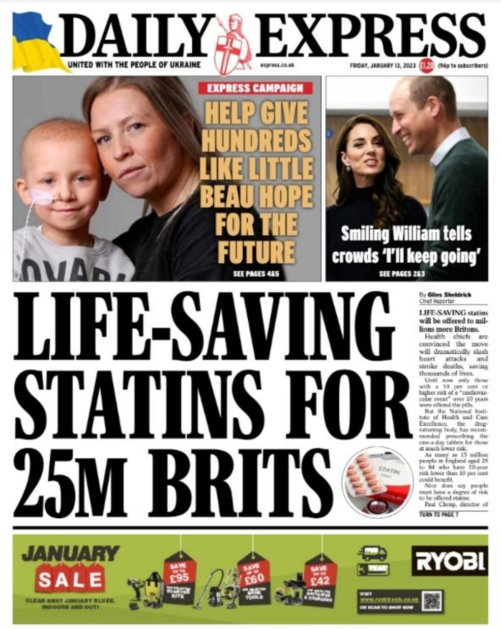 Saturday 14 January: Britain’s struggling households are in no position ...