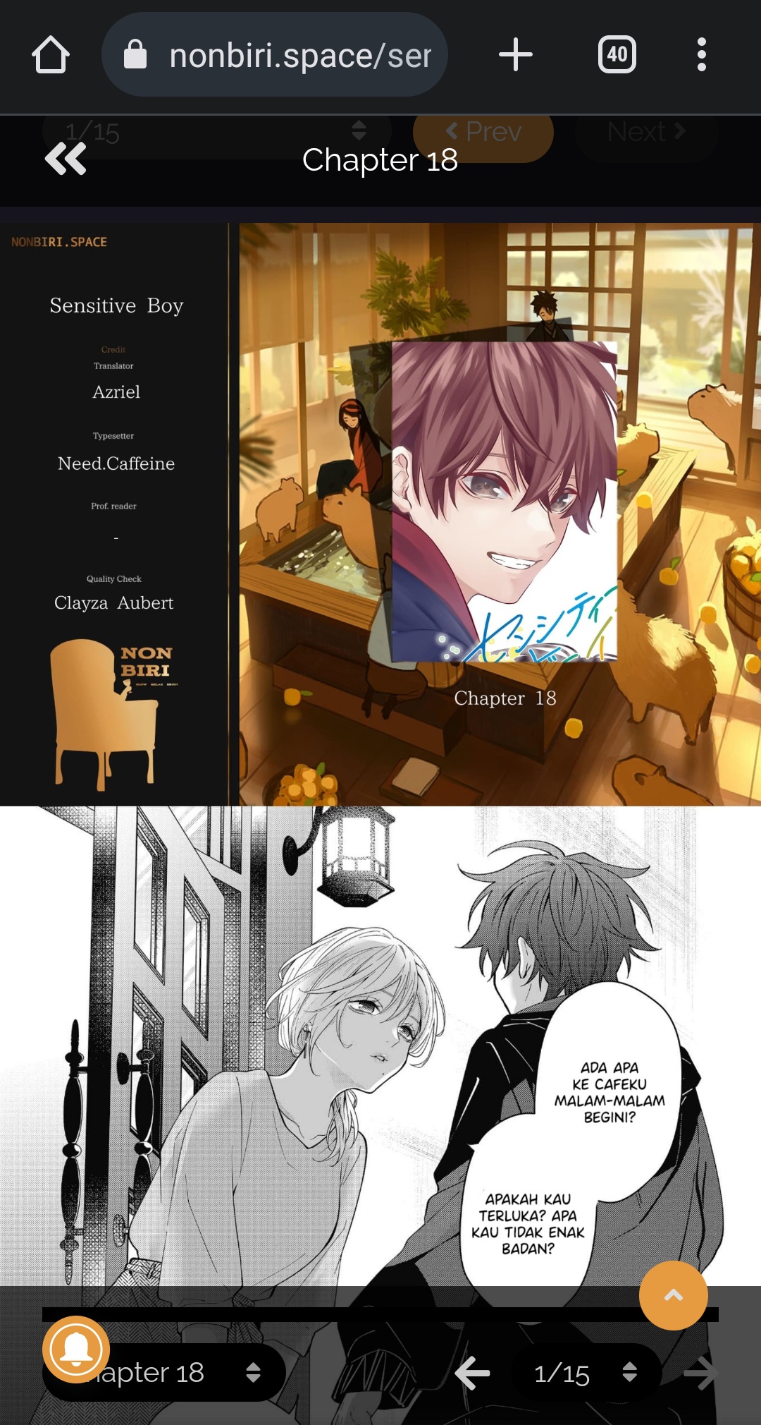 Sensitive Boy - Vol. 1 Ch. 1 - Anak Lelaki yang "Normal" | MangaDex Forums