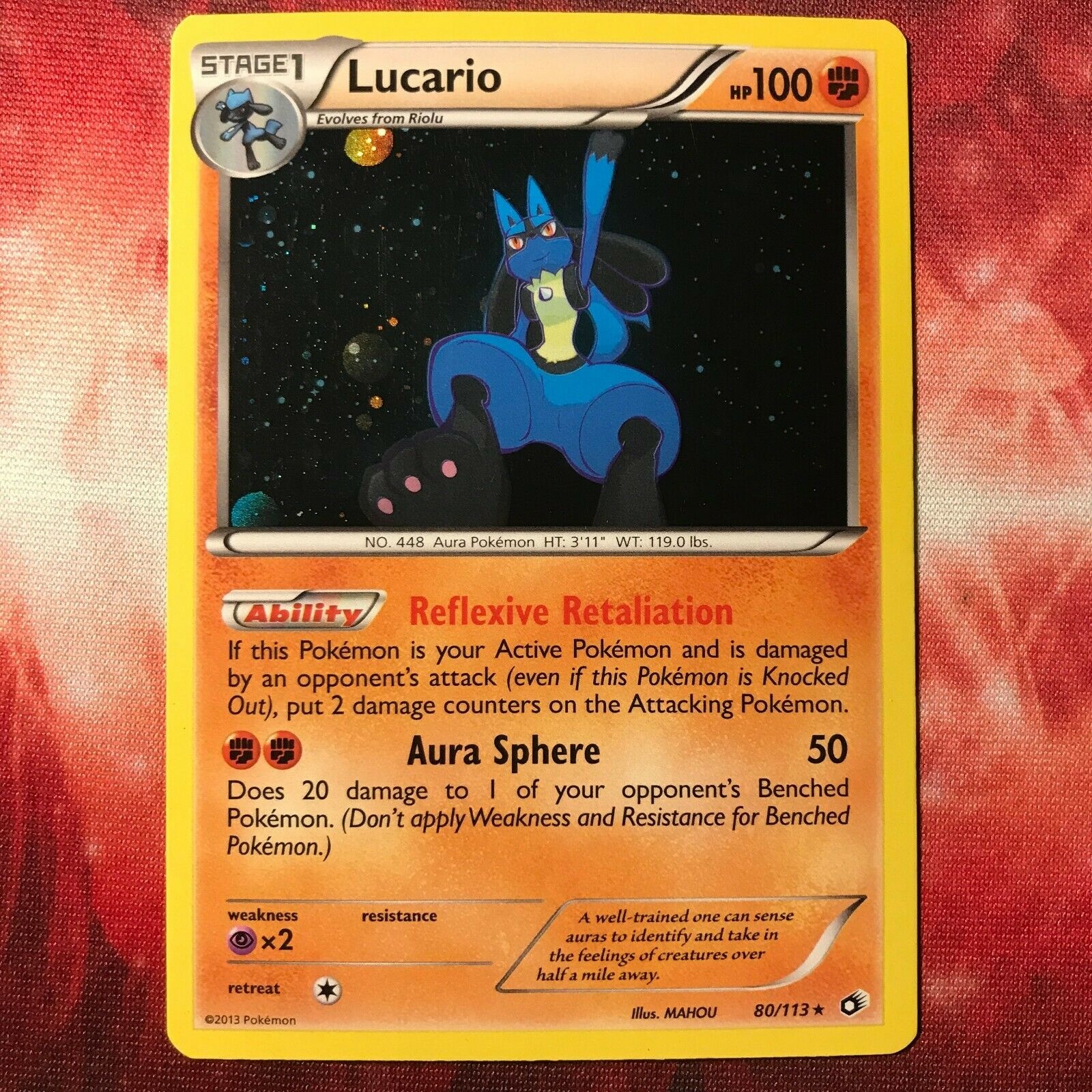 Lucario - Legendary Treasures #80 Pokemon Card