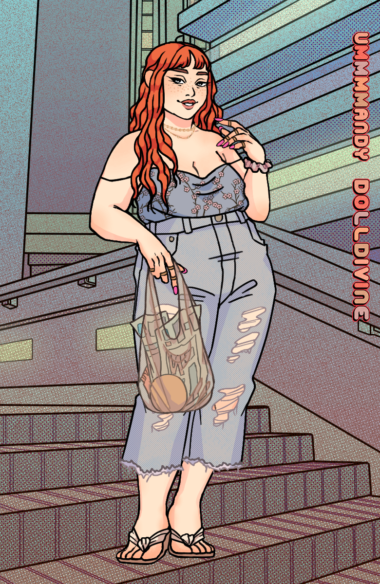My Street Style Plus Size Dress Up Game