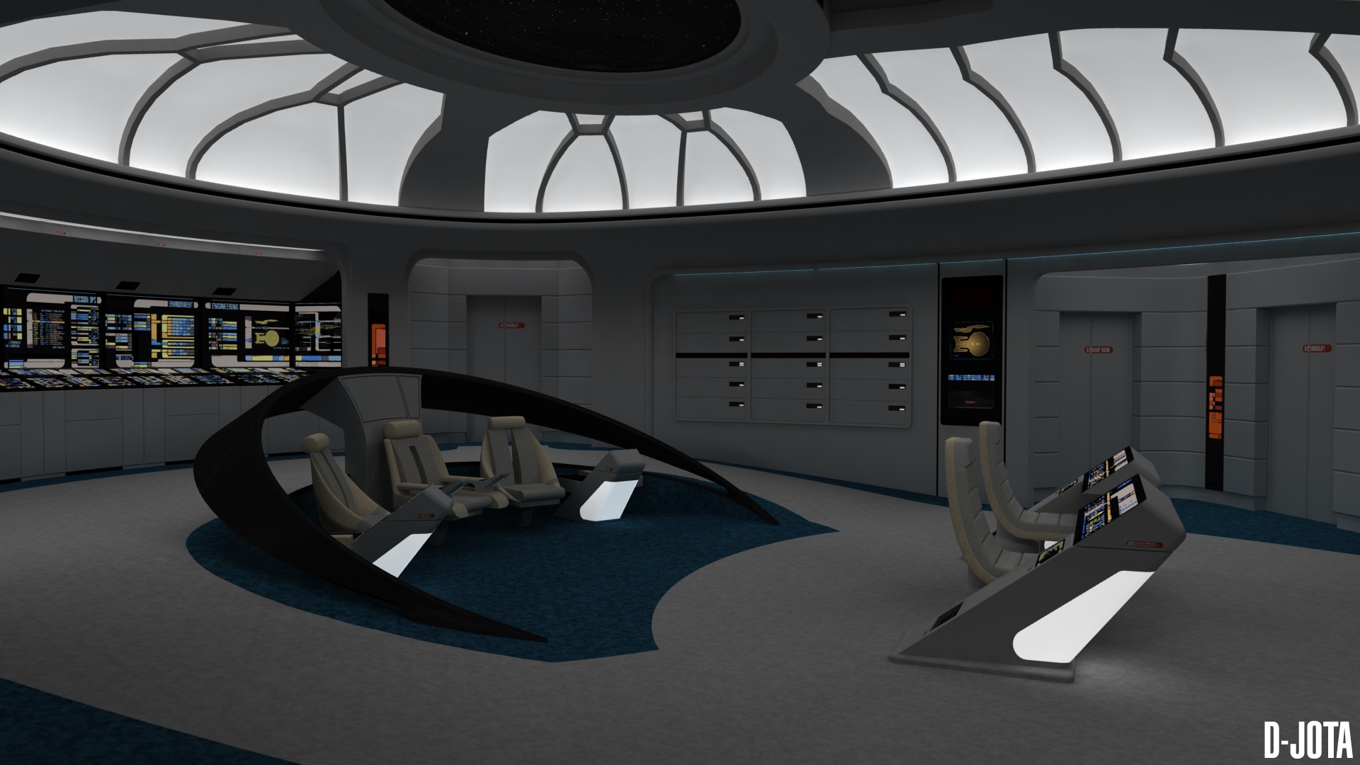 REVIEW: ThinkGeek STAR TREK: TNG Bridge Set Lamp • TrekCore.com