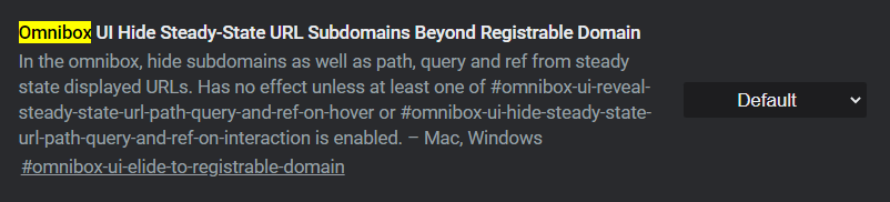 Today Microsoft has added the "correct" flag that allows you to hide the scheme from steady ...
