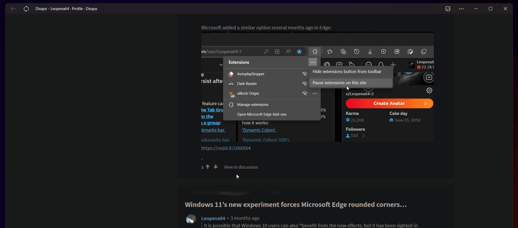 Edge web apps might get a new option to open external links in the ...