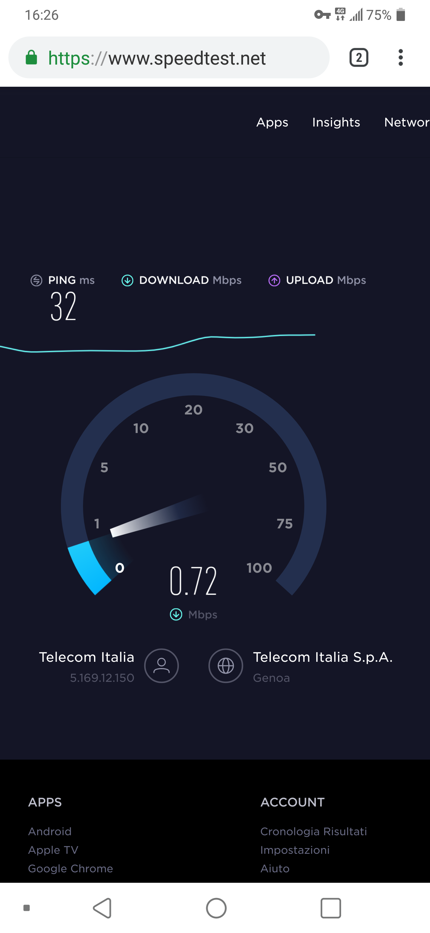 TIM: velocità limitata sino a 150 Mbps per tutti i piani 4G