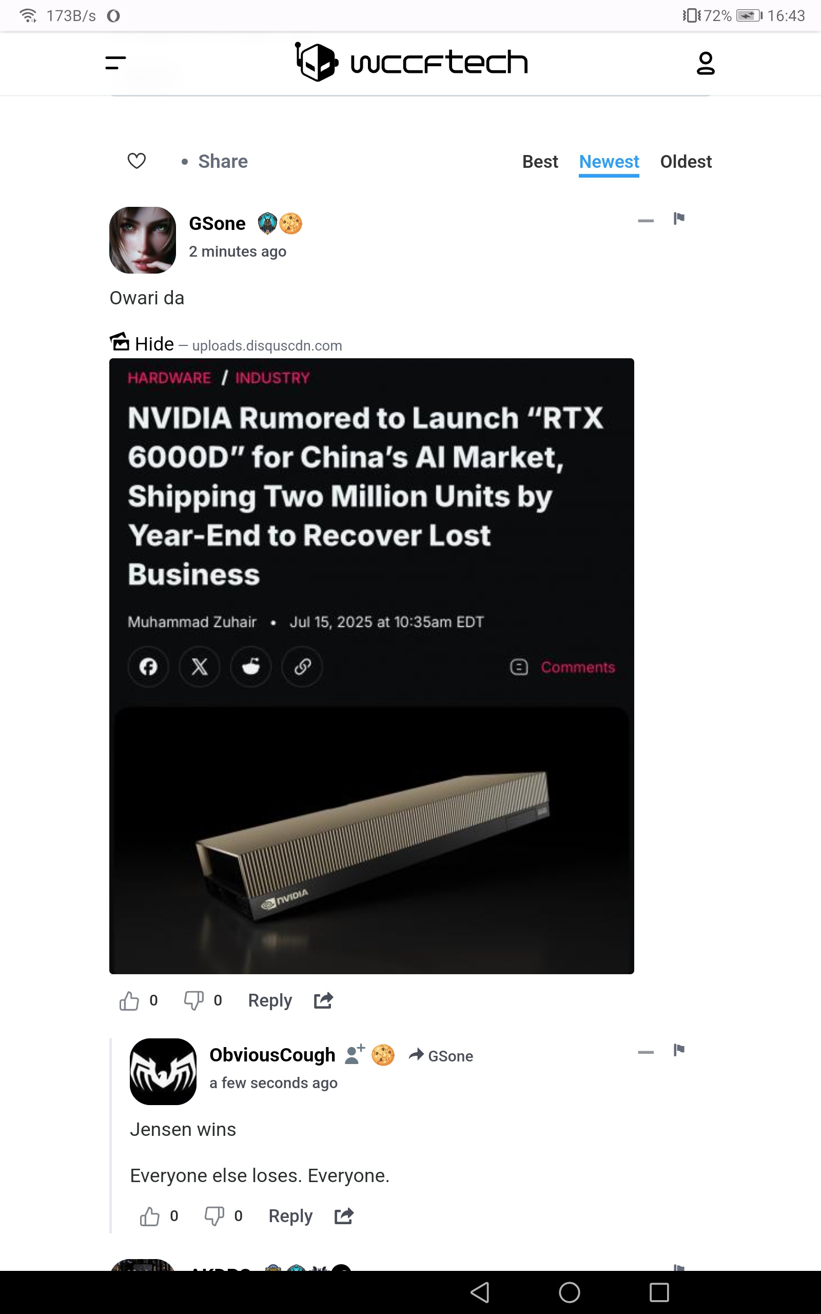 Discussion: NVIDIA Successfully Negotiates The Resumption Of H20 GPU ...