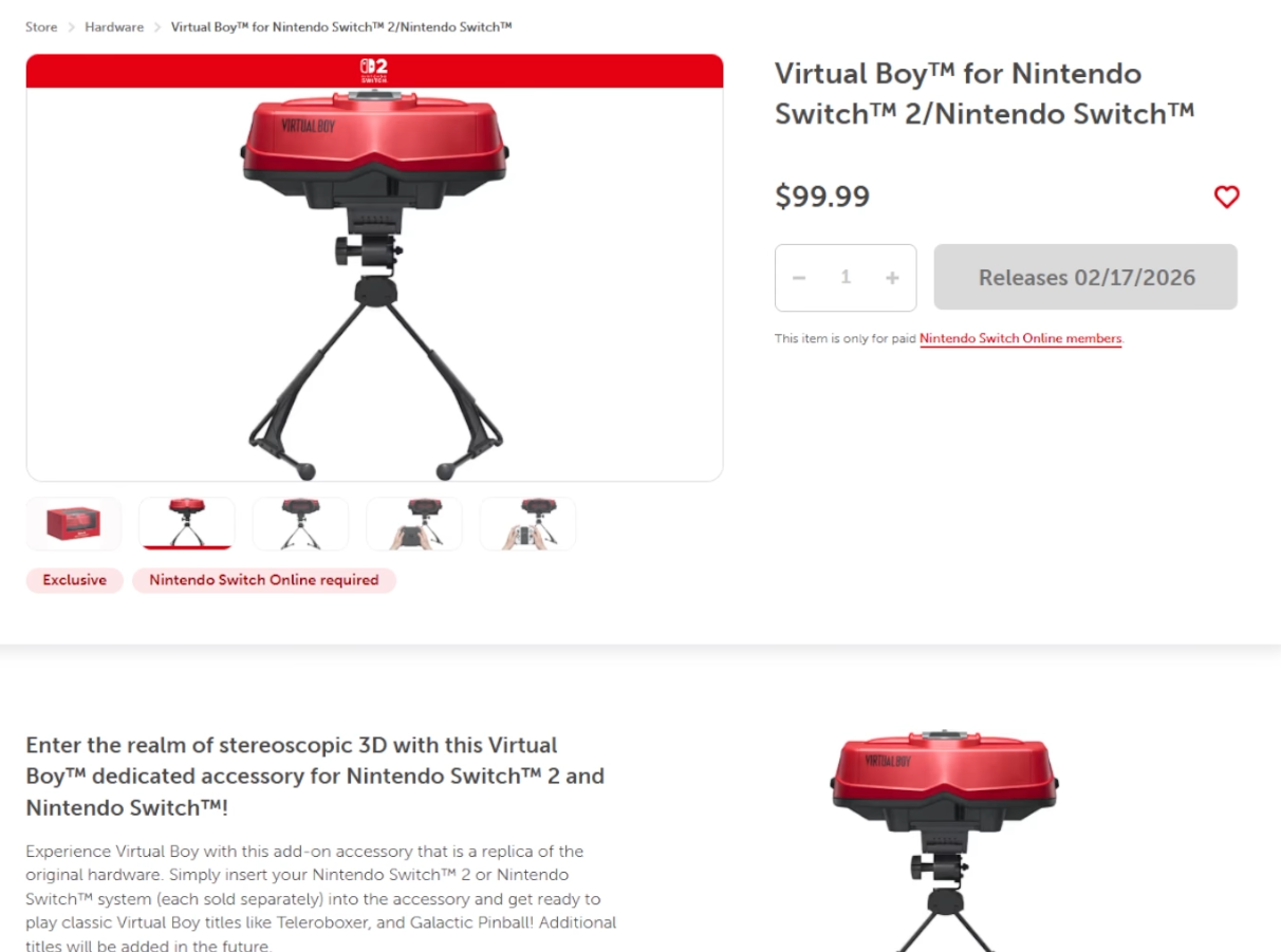 Discussion: Nintendo Is Bringing Back the Virtual Boy with a New ...
