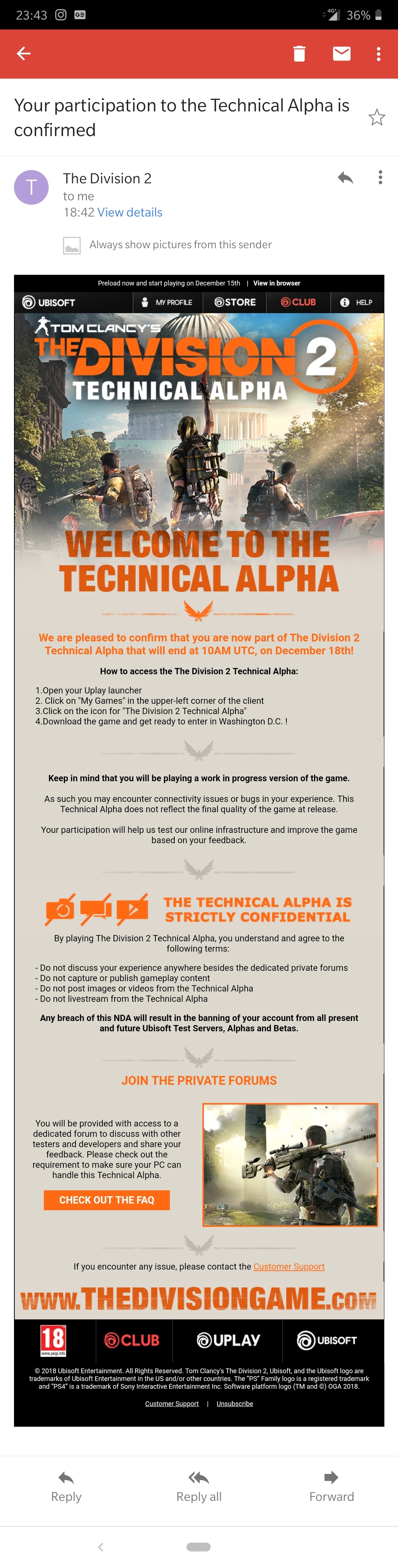 Discussion: The Division 2 Technical Alpha Kicks Off This Week, Private ...