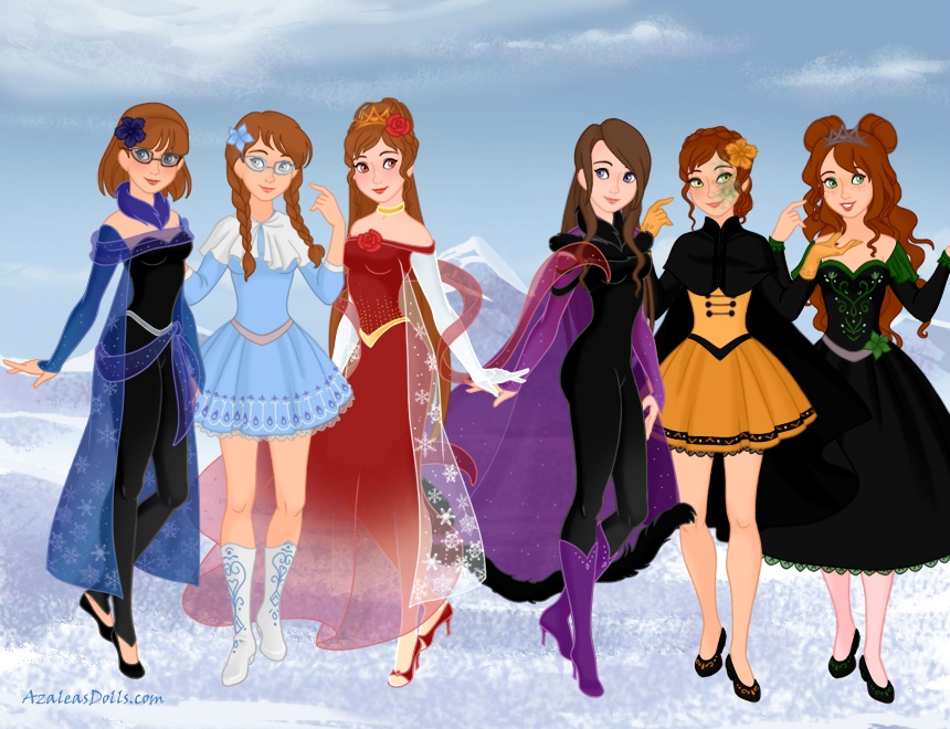 Azaleas Snow Queen Scene Maker Game