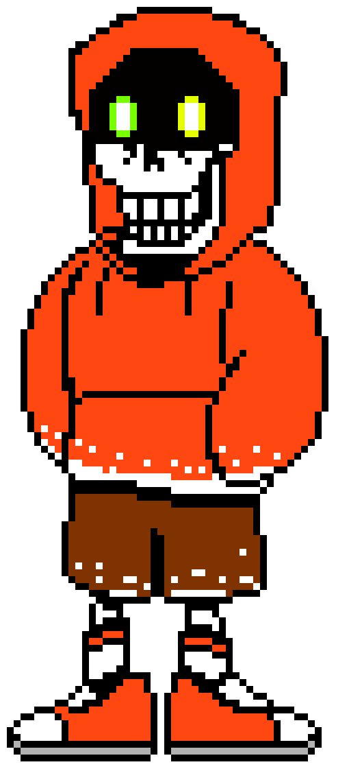 Underswap Papyrus Sprite. | Pixel Art Maker