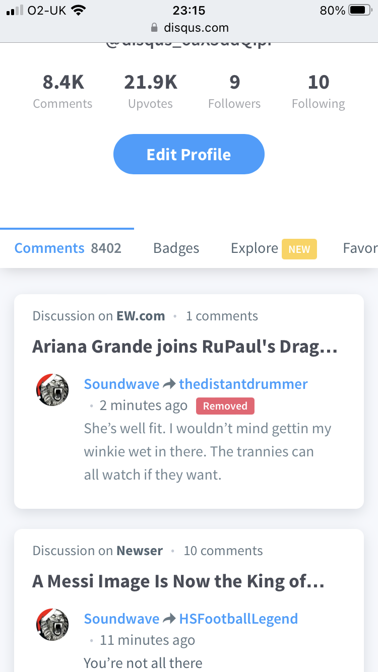 Disqus Profile - disqus_oaX5ddQipi