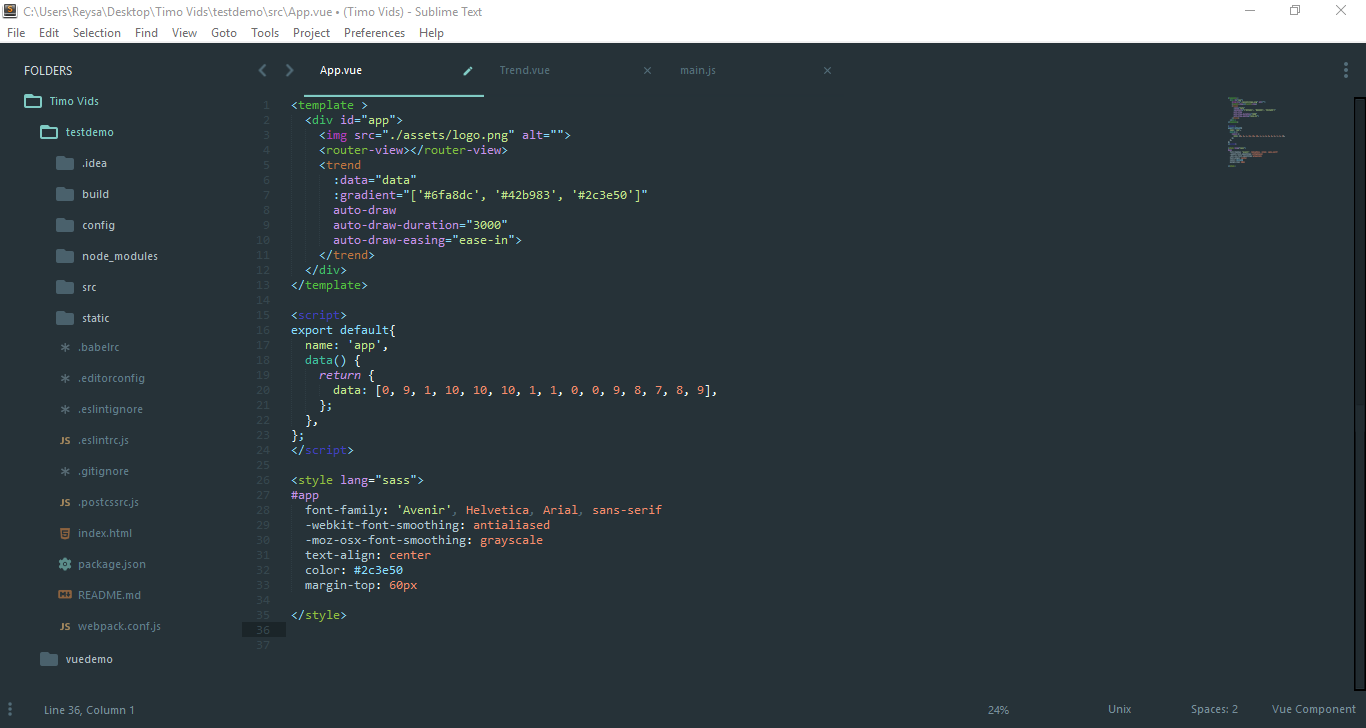 Vue Trend: Draw cool spark lines - Vue.js Feed