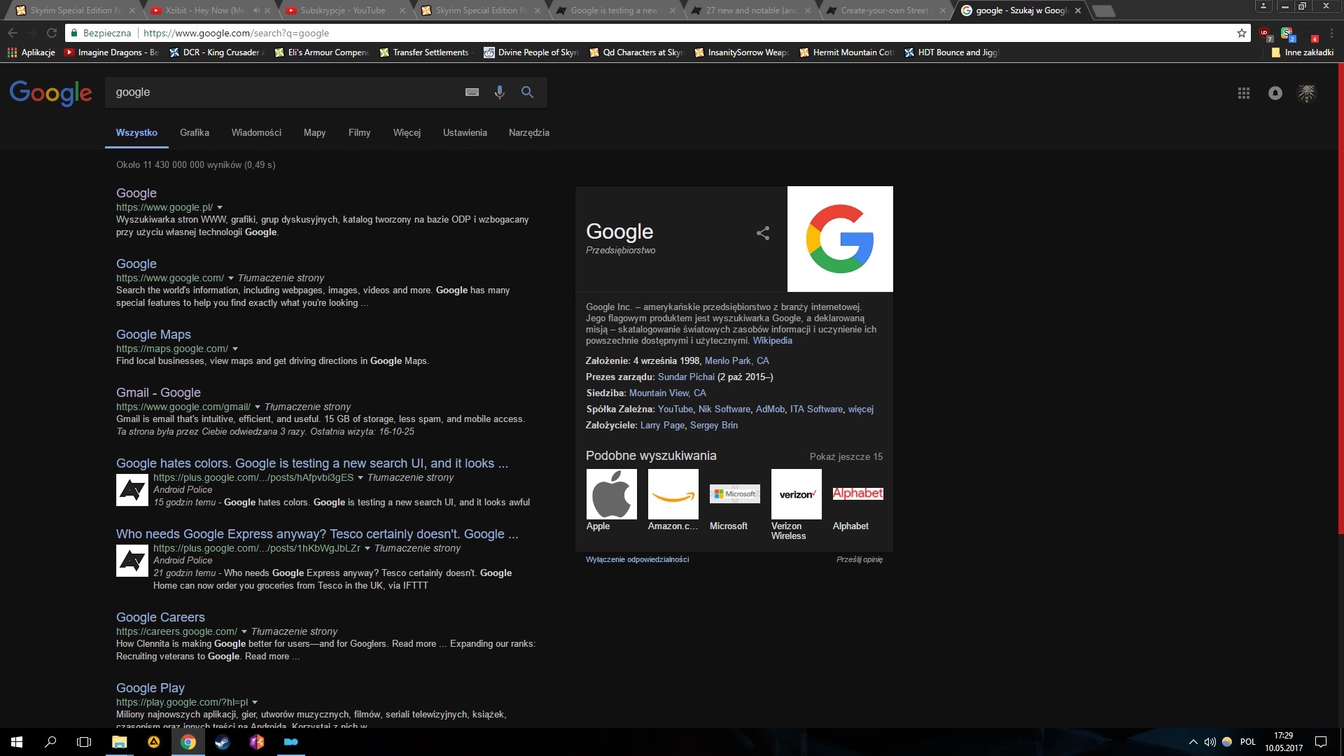 Google is testing a new search UI, and it looks awful